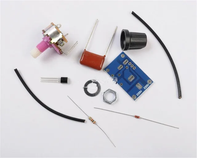 220V 100W Dimmer Module with Potentiometer Switch Speed Regulation ...