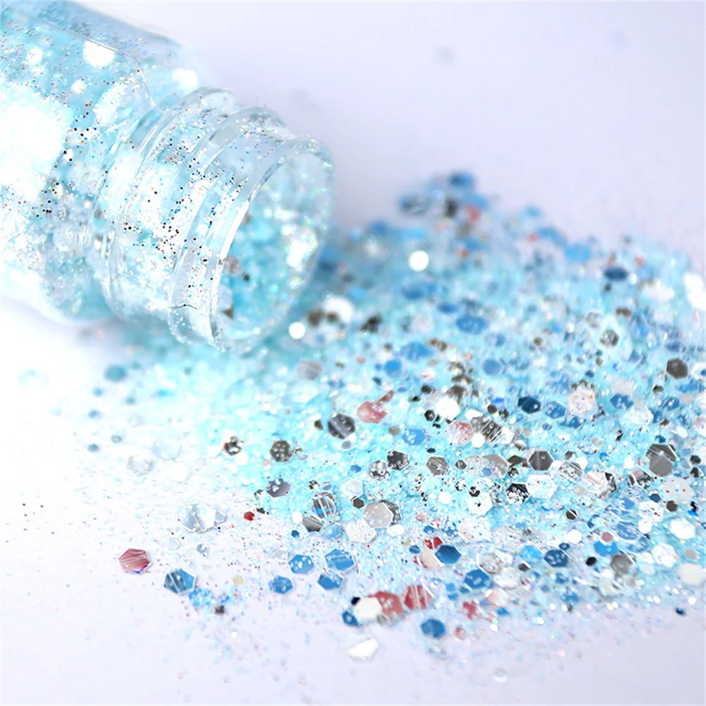 Clear Glitter Background