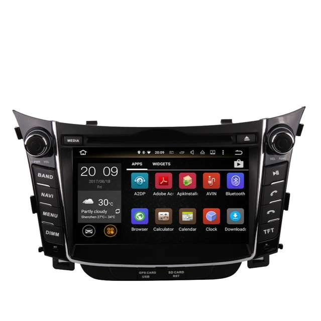Android 10.0 Car GPS Navigation For Hyundai I30 2012-2016 Car Radio ...