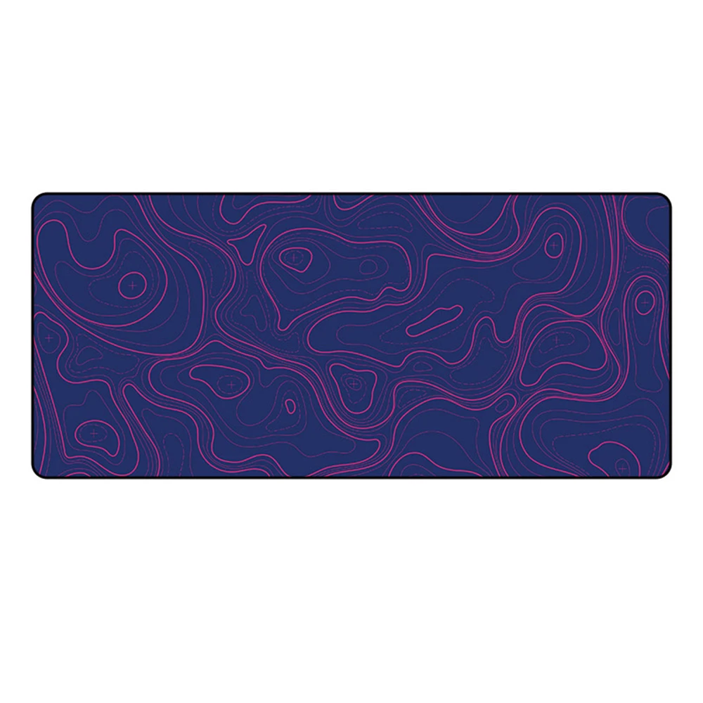 Geographical Marking Contour Line Design Mouse Pad Office House Gaming ...