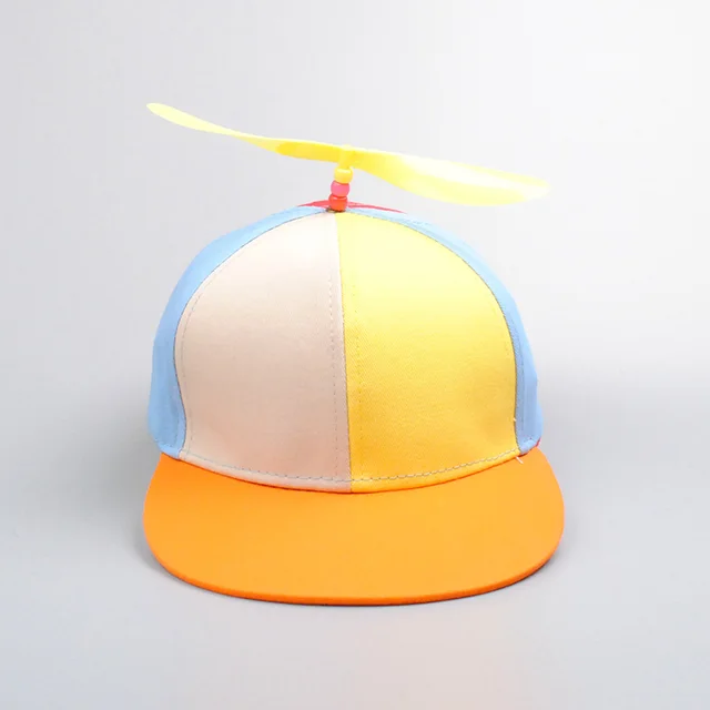 Summer Women Men Helicopter Propeller Baseball Caps Colorful Patchwork ...