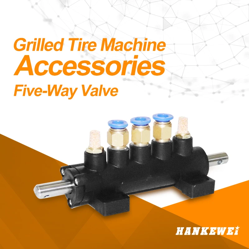 Five-way Car Tire Machine Valve Foot Pedal Cylinder Controlling Valve ...