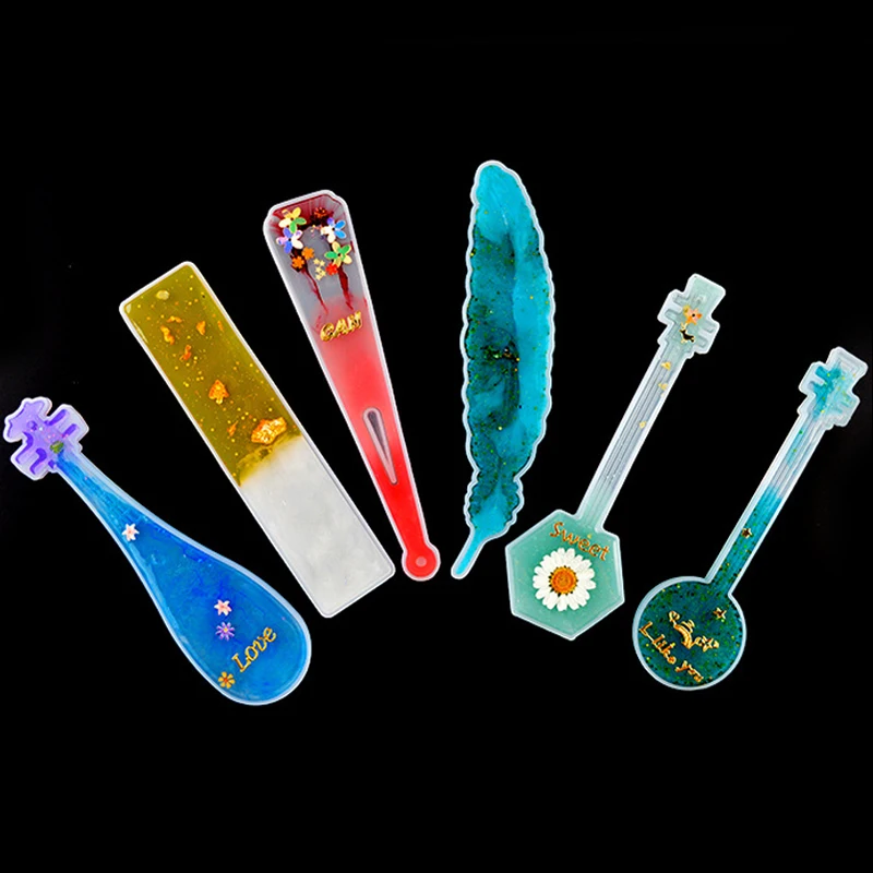 MOULE A MODELER,01--Marque pages en Silicone pour livres, marque pages ...