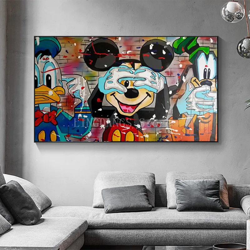 Craft Supplies & Tools 5D Diamond Painting Mickey Mouse Full Round ...