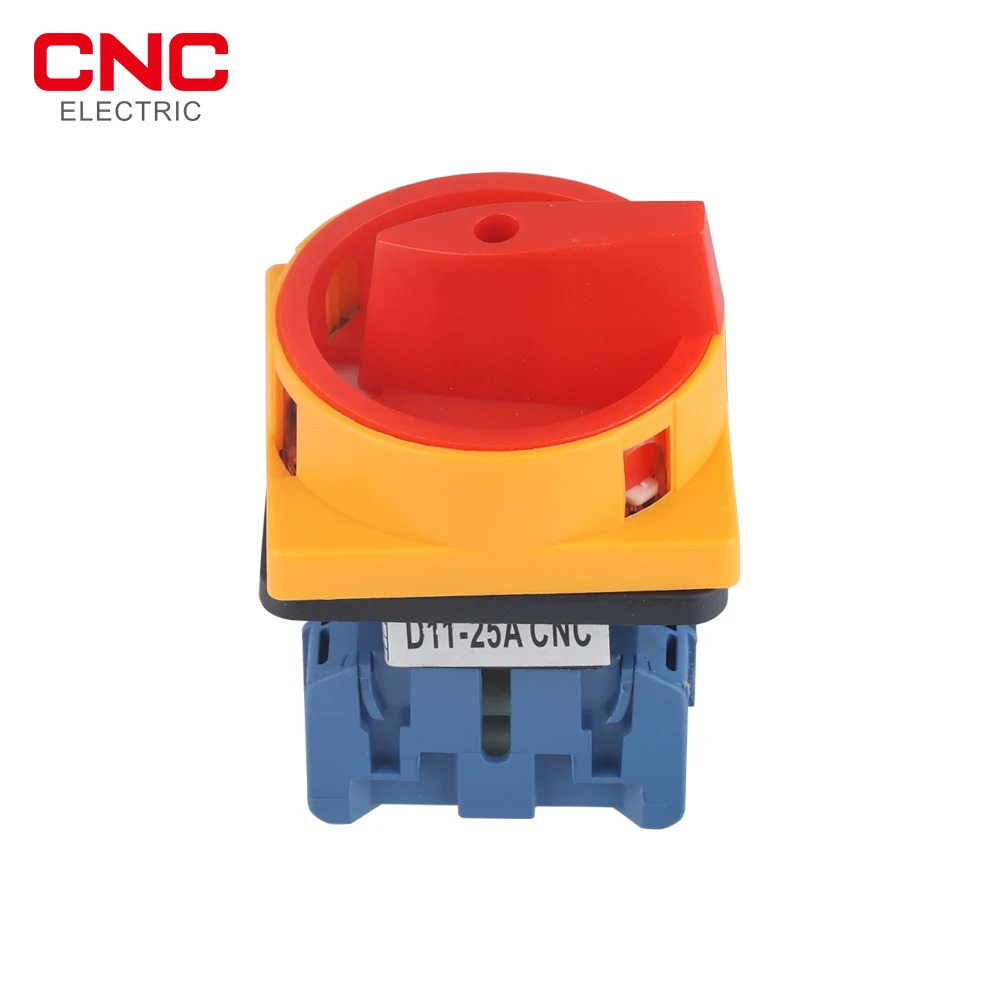 CNC-D11-25-Rotary-switch-selector-25A-1-Phase-2-Position-4-Terminals ...