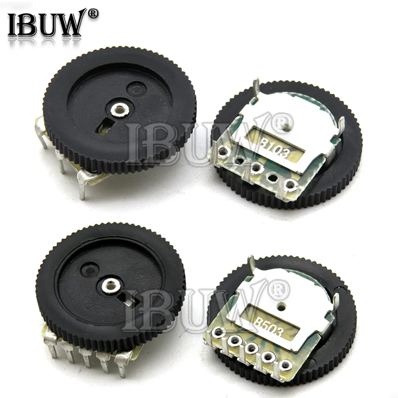 10pcs Double Gear tuning potentiometer B102 B103 B203 B503 B1K B10K ...