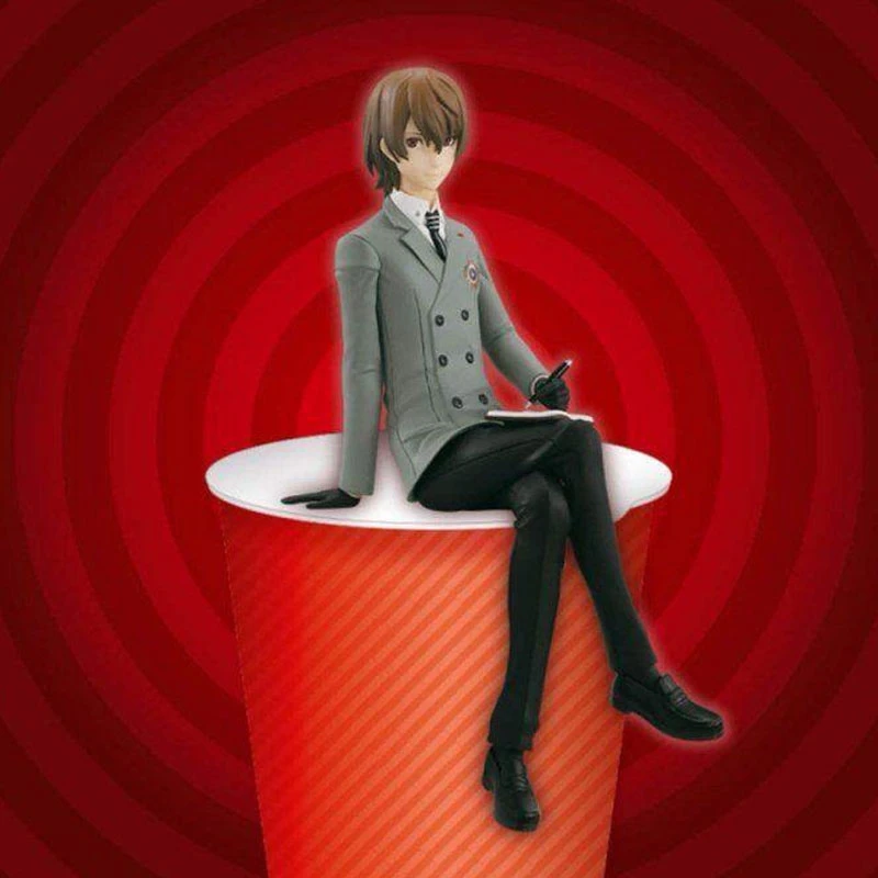 14cm Japanese Original Anime Figure Persona5 Goro Akechi Action Figure ...