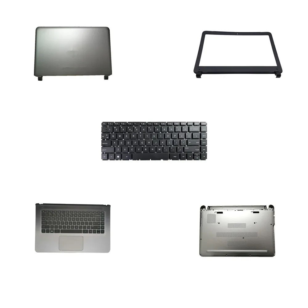 Laptop-Keyboard-Upper-Case-Top-Back-LCD-Cover-Bottom-Case-Shell-For-HP ...