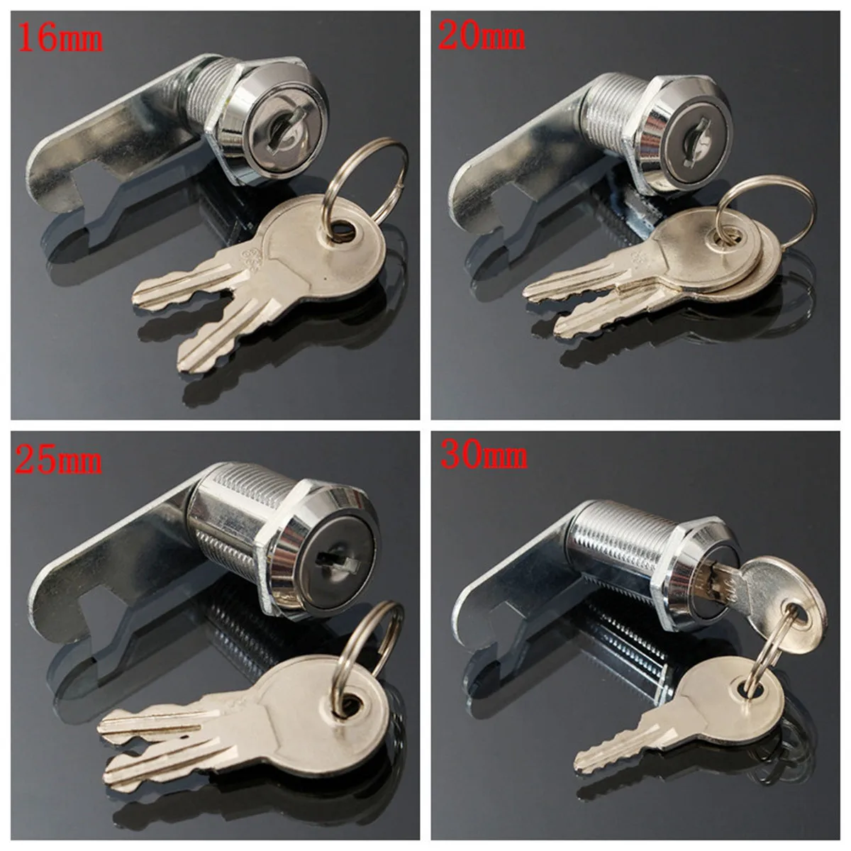 20mm Safe Cam Lock Pinball Arcade Machine Door Cabinet Toolbox Drawer ...