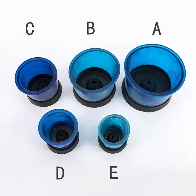 5pcs/set Dental Blue Flasks Rings Plastic Casting Flasks Rings Round ...