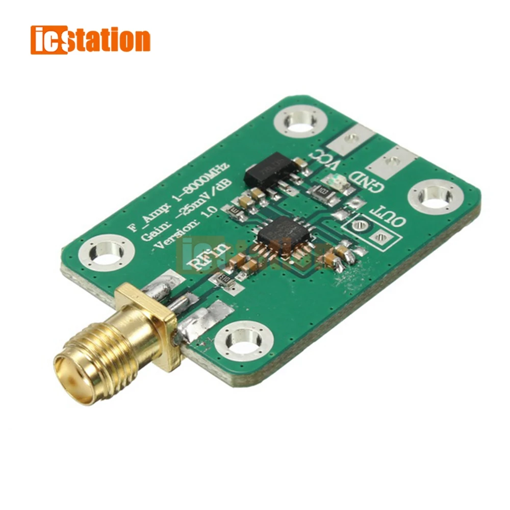 1 8000MHz AD8318 RF Logarithmic Detector 70dB RSSI Measurement Power ...