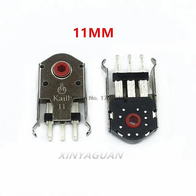 2Pcs Highly Accurate Kailh Decoder 5mm~11mm Red Core Rotary Mouse ...