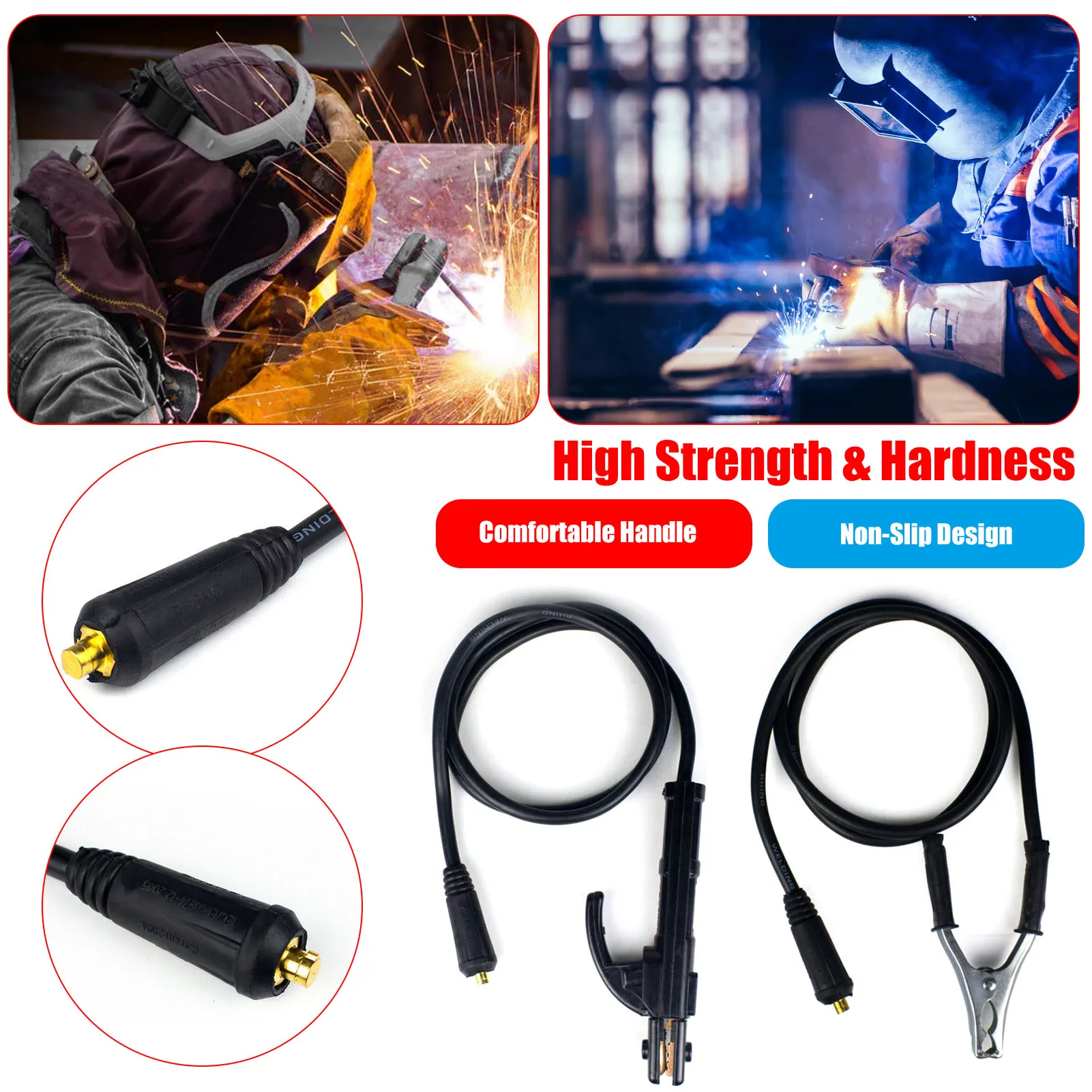 Professional-Arc-Welding-Ground-Clamp-Set-1-5m-Length-300A-Welders ...