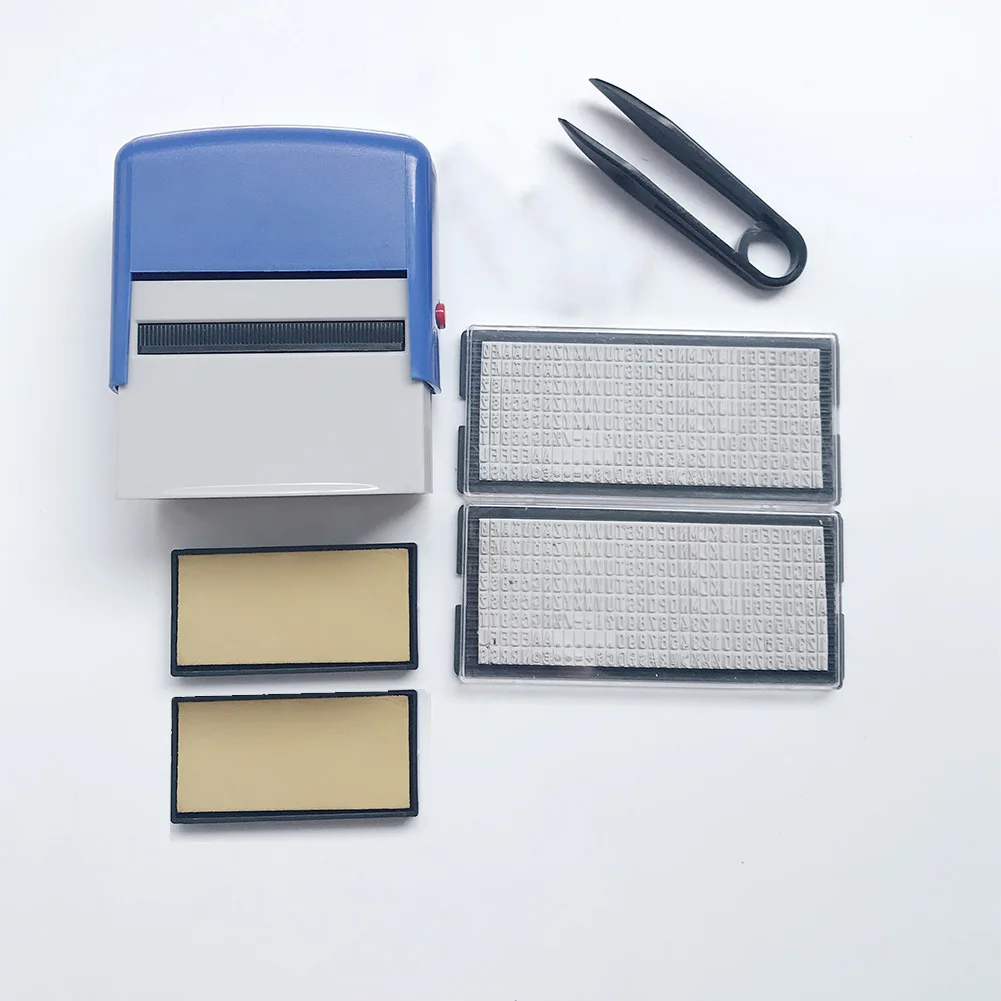 Rubber Stamp Kit Diy Custom Ink Seal Set Personalized Self-inking ...