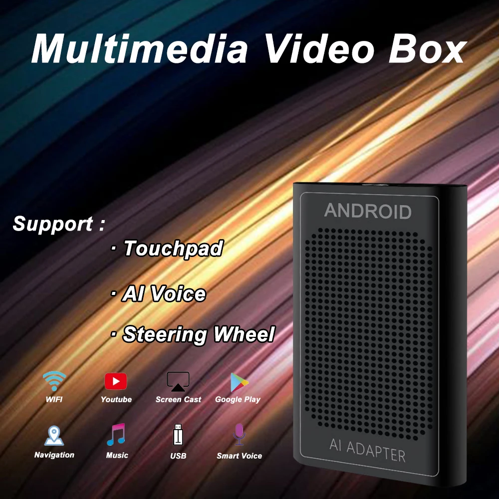 Android 10 4+64GB Wireless Carplay Wireless Android Auto Ai Box For ...