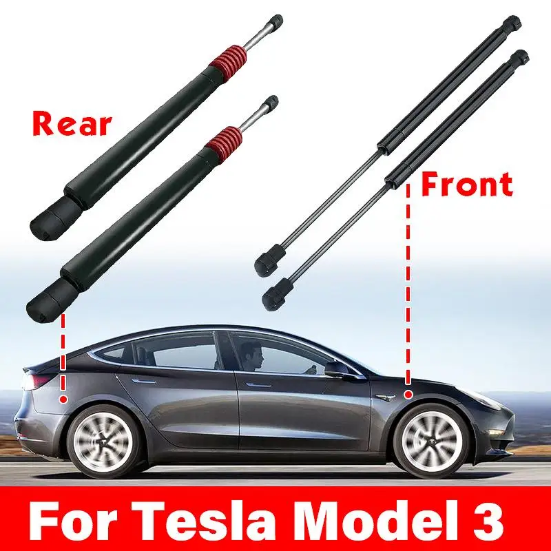 2X Front engine Rear Trunk Tail Gate Tailgate Boot Gas Spring Shock ...