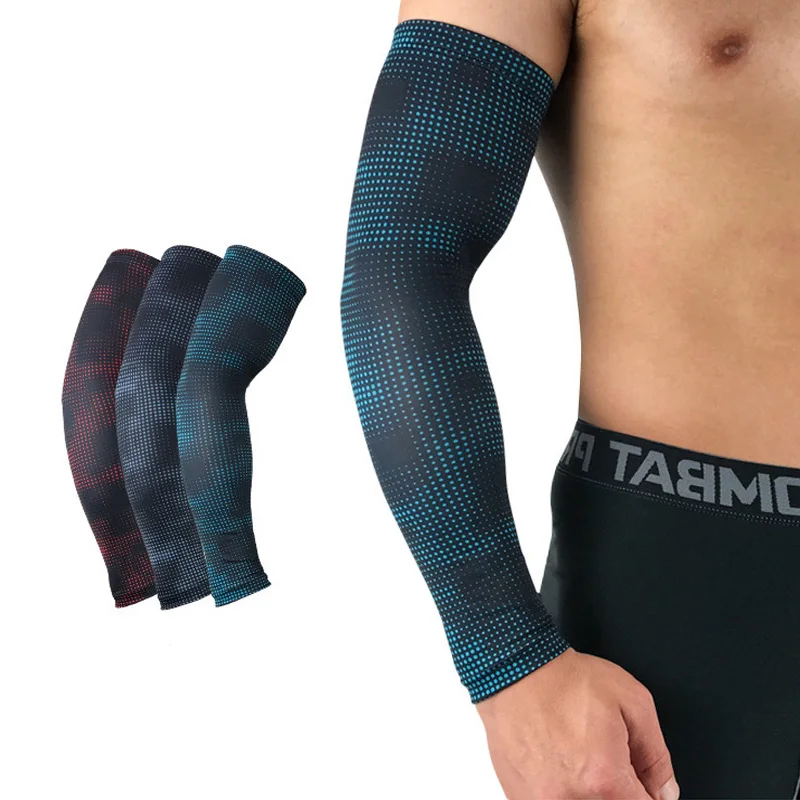 1pc Sun UV Protection Arm Sleeve Basketball VolleyBall Compression ...
