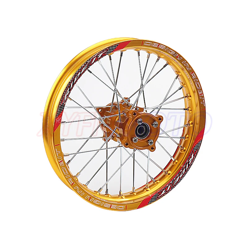 Dirt Bike Gold Rims