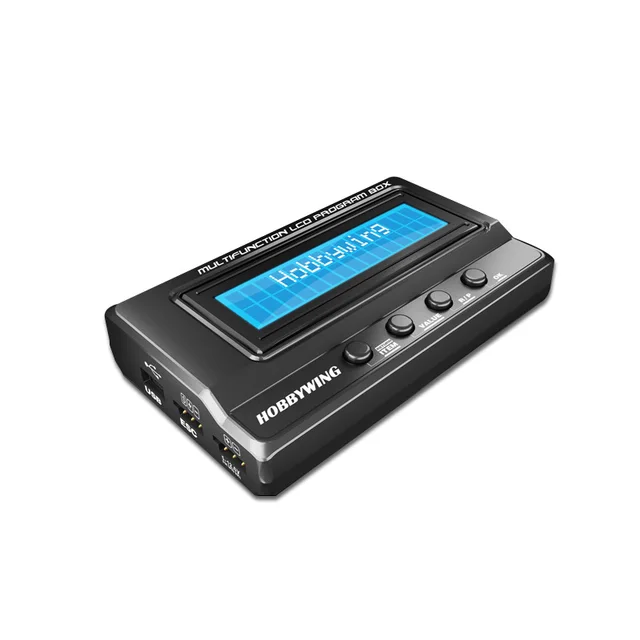 1PC HOBBYWING 3 in 1 Multifunction LCD Program Box USB adapter/Lipo voltmeter/ESC programmer for ...