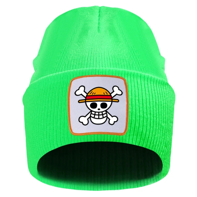 Anime One Piece Print Harajuku Unisex Hat Beanies - One piece ...