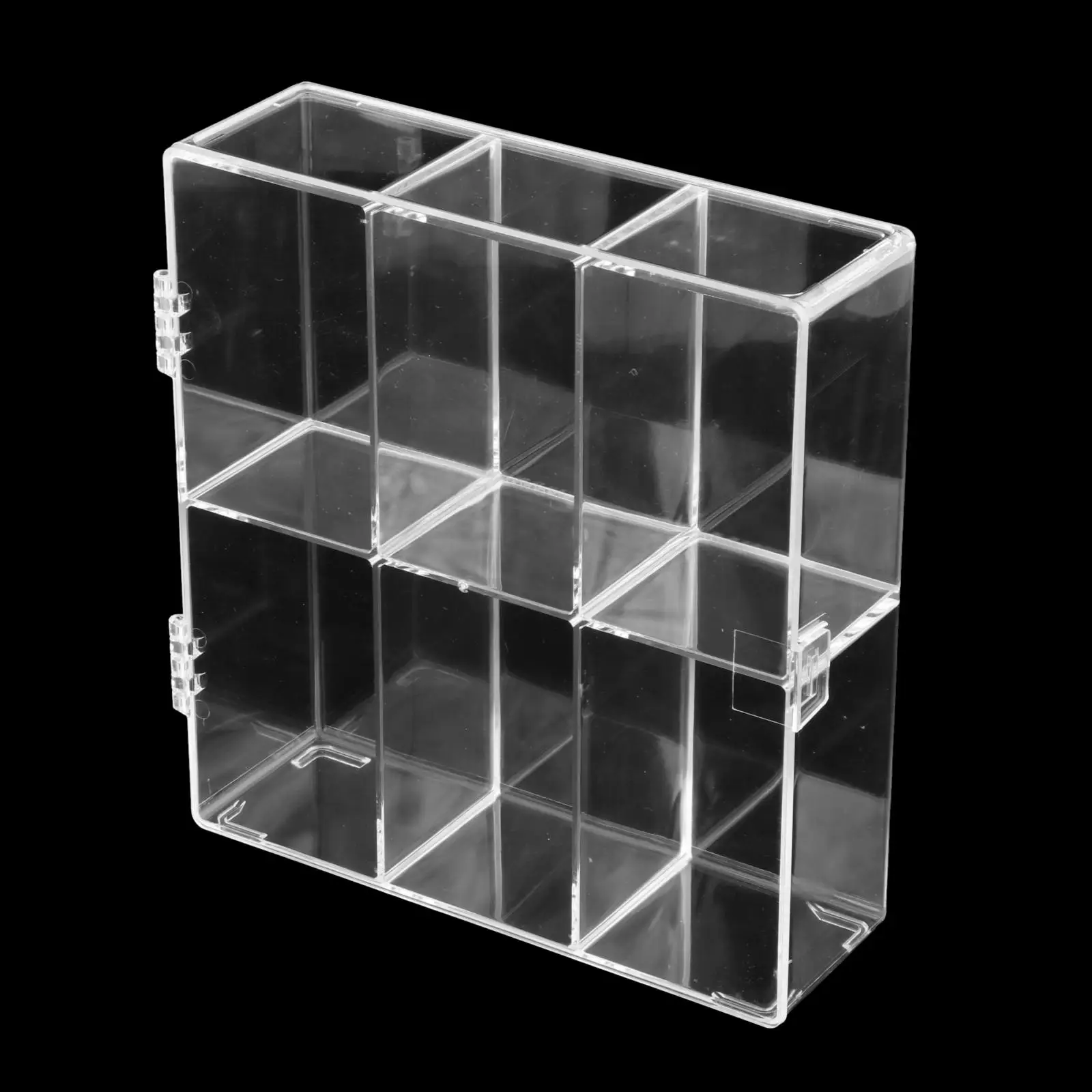 1Pcs Clear Acrylic Display Rack Showcase Transparent Dustproof Shelves ...