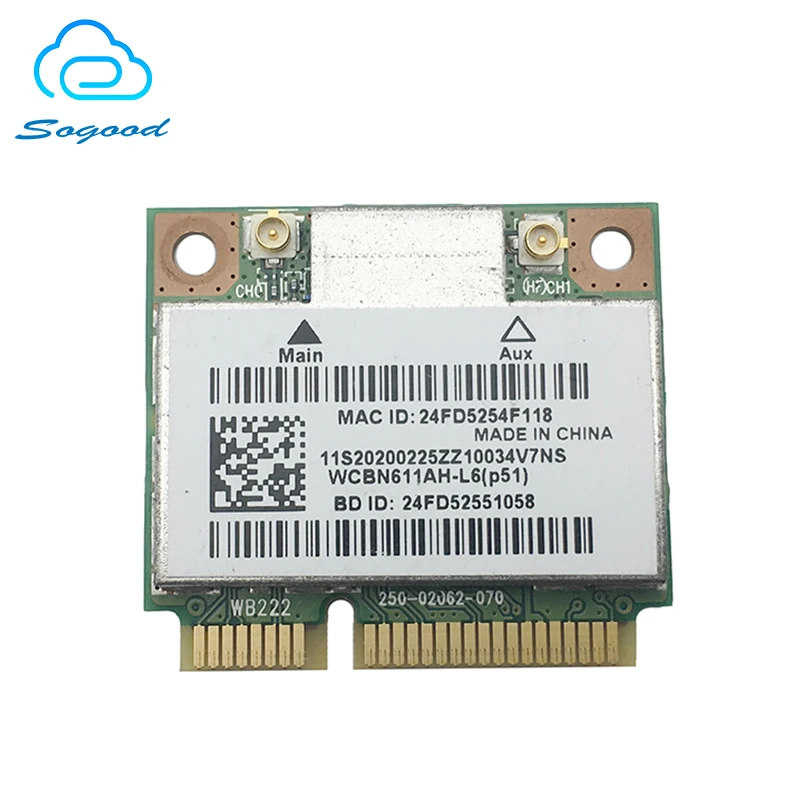 Atheros AR5B22 AR946X 2.4G&5G 300Mbps Mini PCIe bluetooth 4.0 Wireless ...