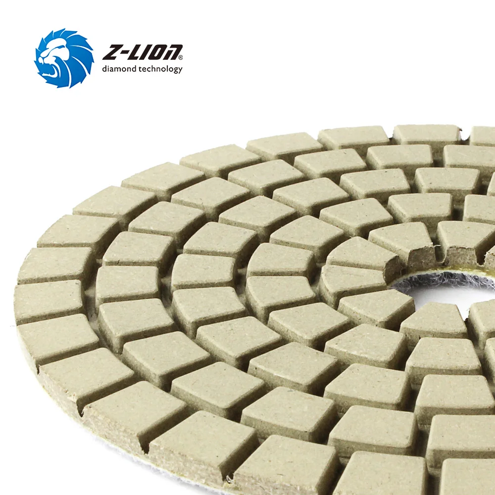 Z LION 5 Inch Polish Diamond Dry Buff White 125mm Profession Polishing ...