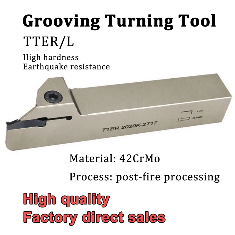 TTER 1616 2020 2525 White Grooving Turning Tool Holder High Quality CNC ...