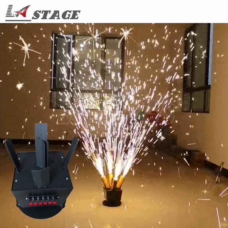 Wireless Remote Control Cold Fireworks Rotate Wedding Machine Stage ...