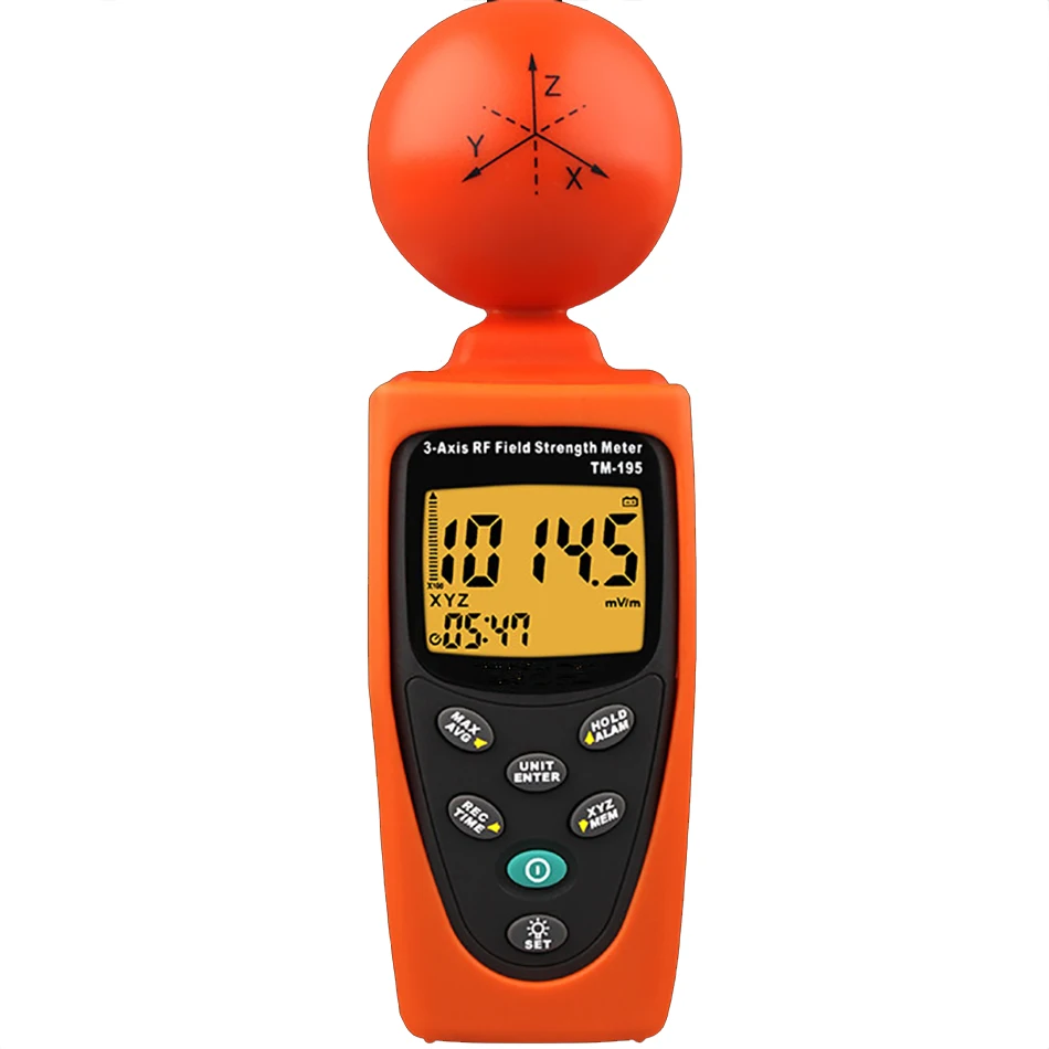 Tm-195 3-axis Rf Field Strength Meter High-frequency Electromagnetic ...
