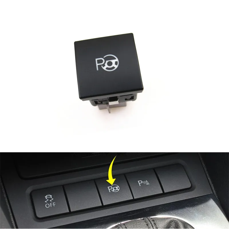 Car Automatic Parking Adjustment Control Assist System Switch Button ...