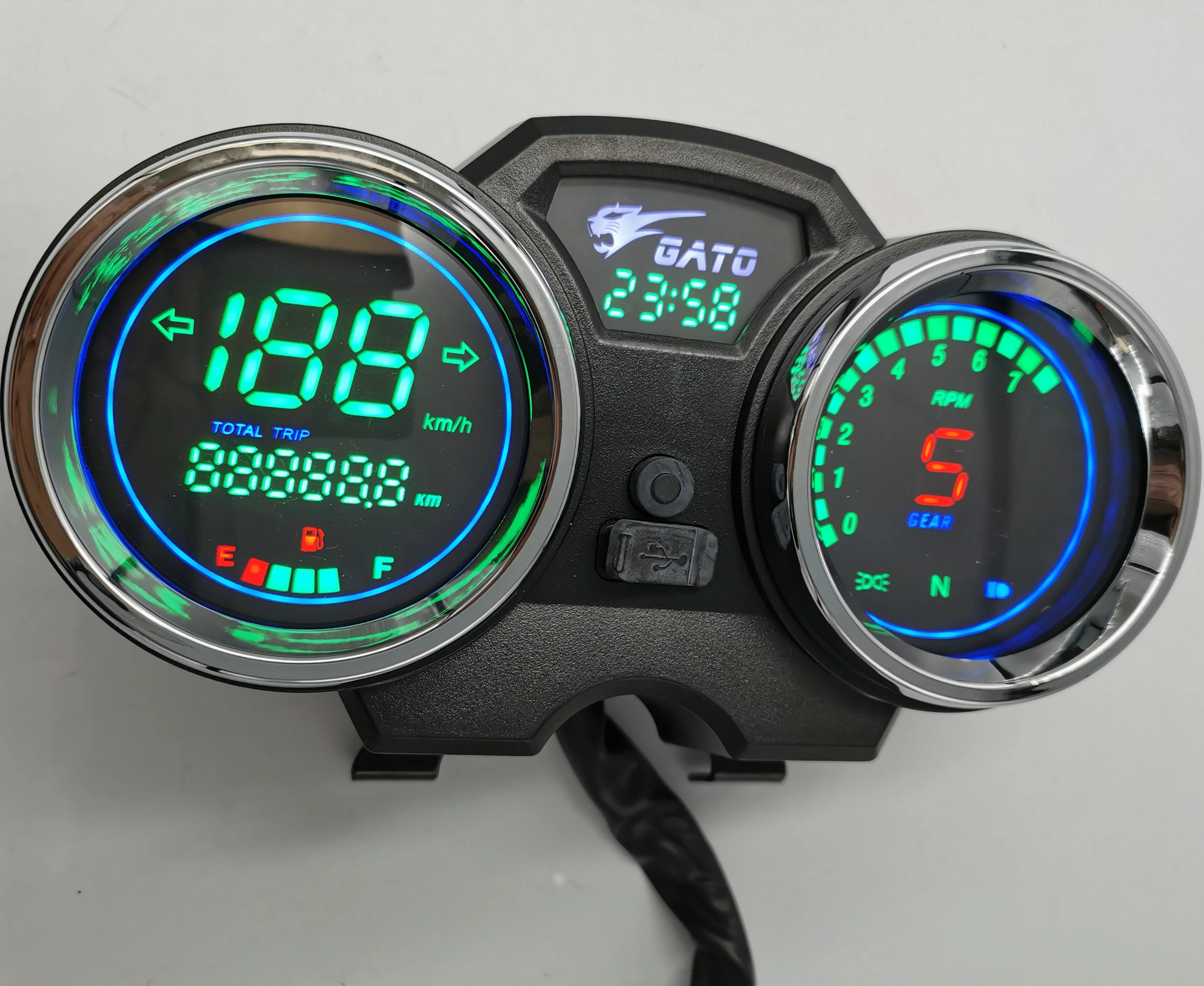 Prince Motorcycle Digital Instrument Assembly Screen Electronic Display ...