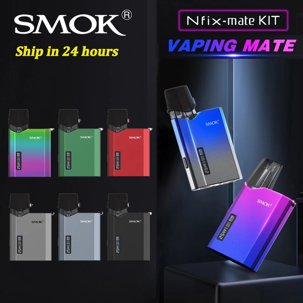 Newest-SMOK-Nfix-mate-KIT-1100mAh-3ml-Nfix-Mesh-Pod-KIT-Electronic ...