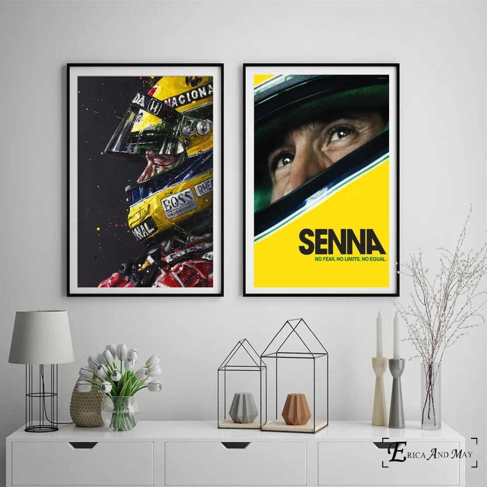 Senna-Figure-Watercolor-Artwork-Vintage-Poster-Prints-Oil-Painting-On ...