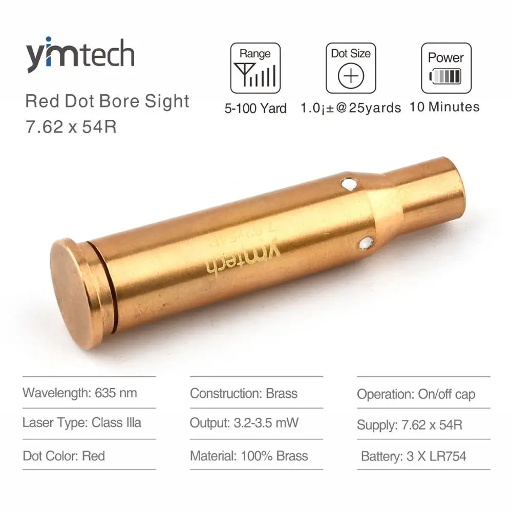 Bore-Sight-Laser-Cartridge-Red-Dot-Boresighter-Bullet-Pointer-Tactical ...