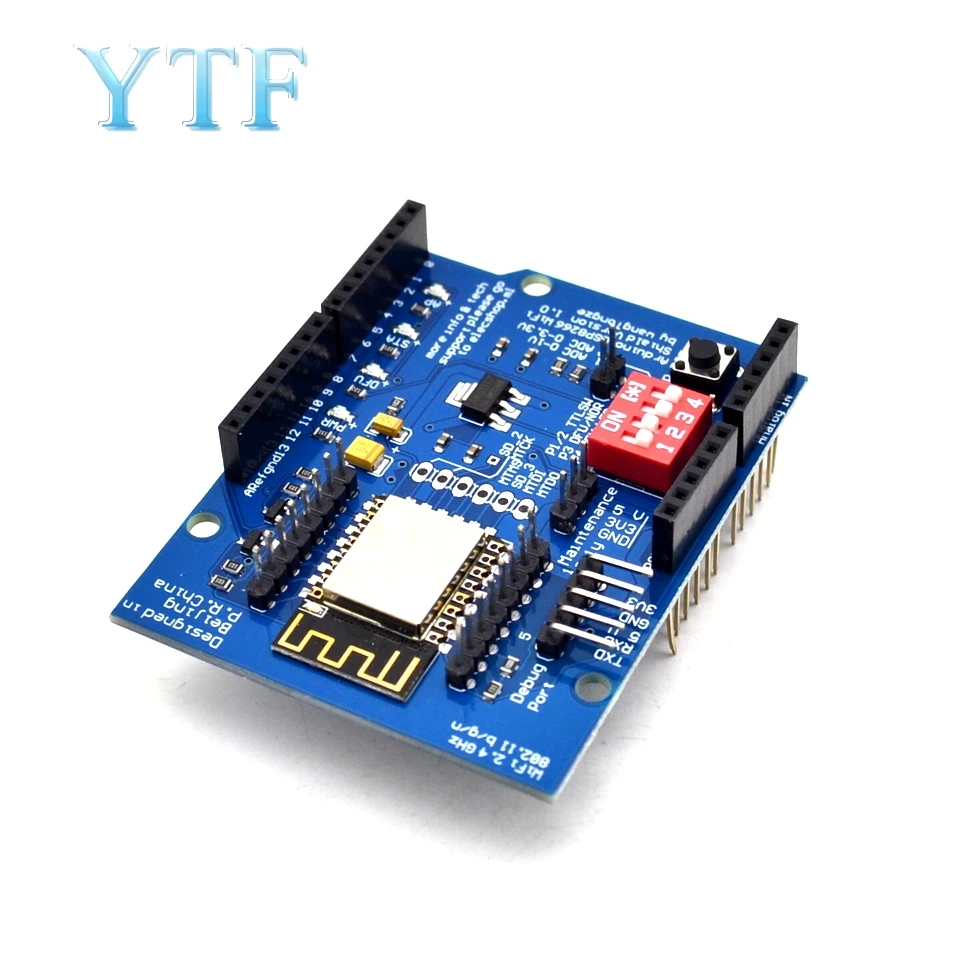 Esp8266 Esp 12 Esp 12e Uart Wifi Wireless Shield Development Board For Arduino Mega R3 Module