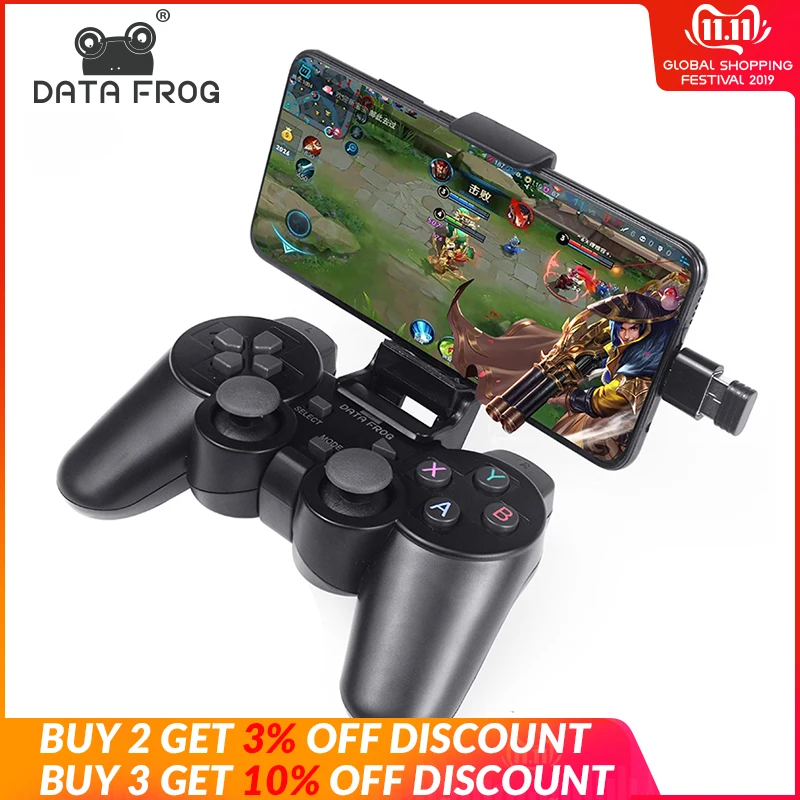 Data Frog Android Wireless Gamepad For Android Phone/PC/PS3/TV Box ...