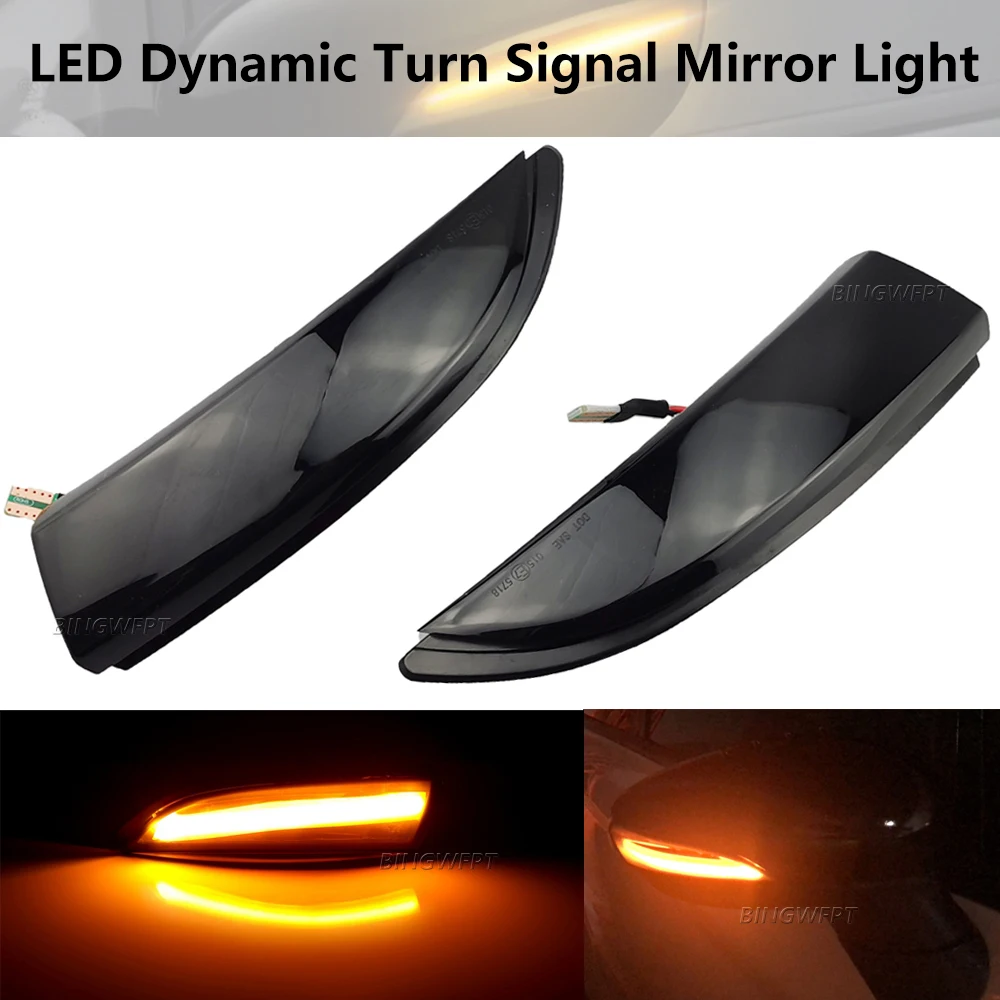 For Ford Fiesta MK6 Focus B-Max LED Dynamic Blinker Turn Signal Light ...