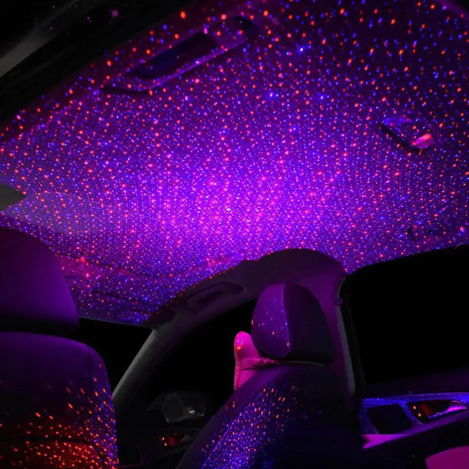 Purple Interior Car Lights