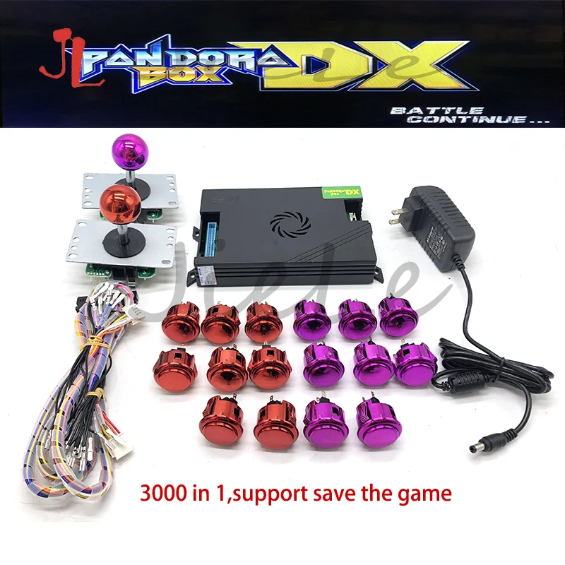 Pandora Box Diy Arcade Kit Copy Sanwa Joystick Button Pandora Box Dx ...