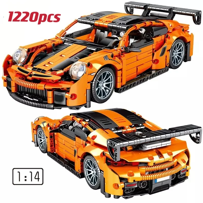 1-14-City-technical-MOC-Supercar-Sports-Car-Building-Blocks-DIY ...