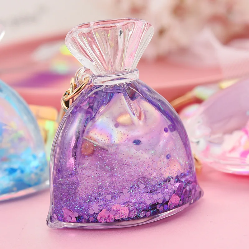Cute Liquid Keychains | Cute Liquid Quicksand | Keychain Accessories ...