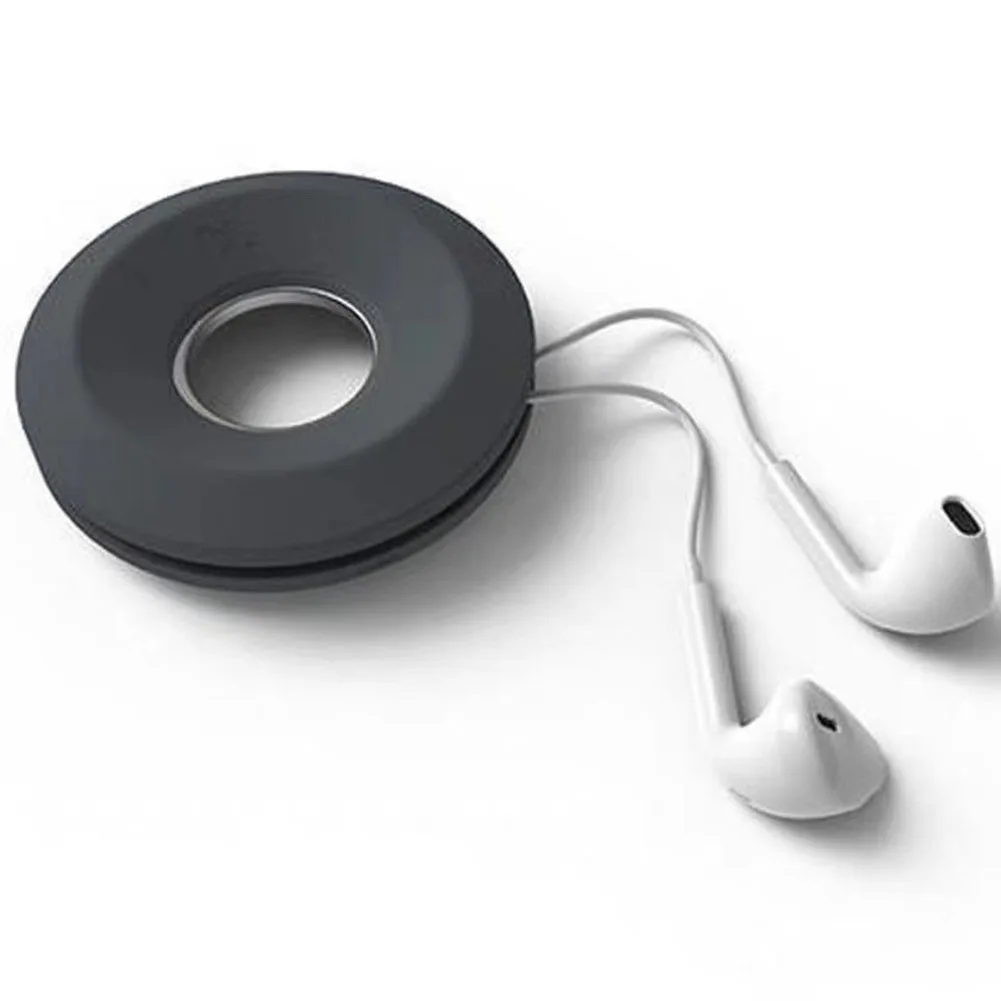 【พร้อมส่ง】 มินิน่ารัก Donut แม่เหล็ก Silica หูฟังหูฟังผู้ถือสายเคเบิล ...