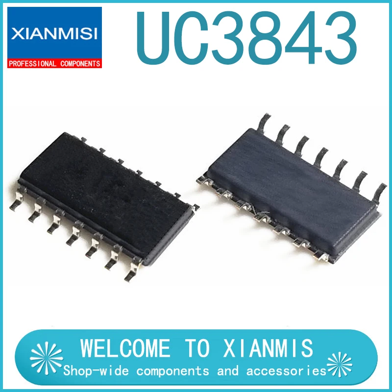 Uc3843 Uc3843ad Uc3843d Adr2g Adg Bdg Adr Smd Sop14 - Integrated ...