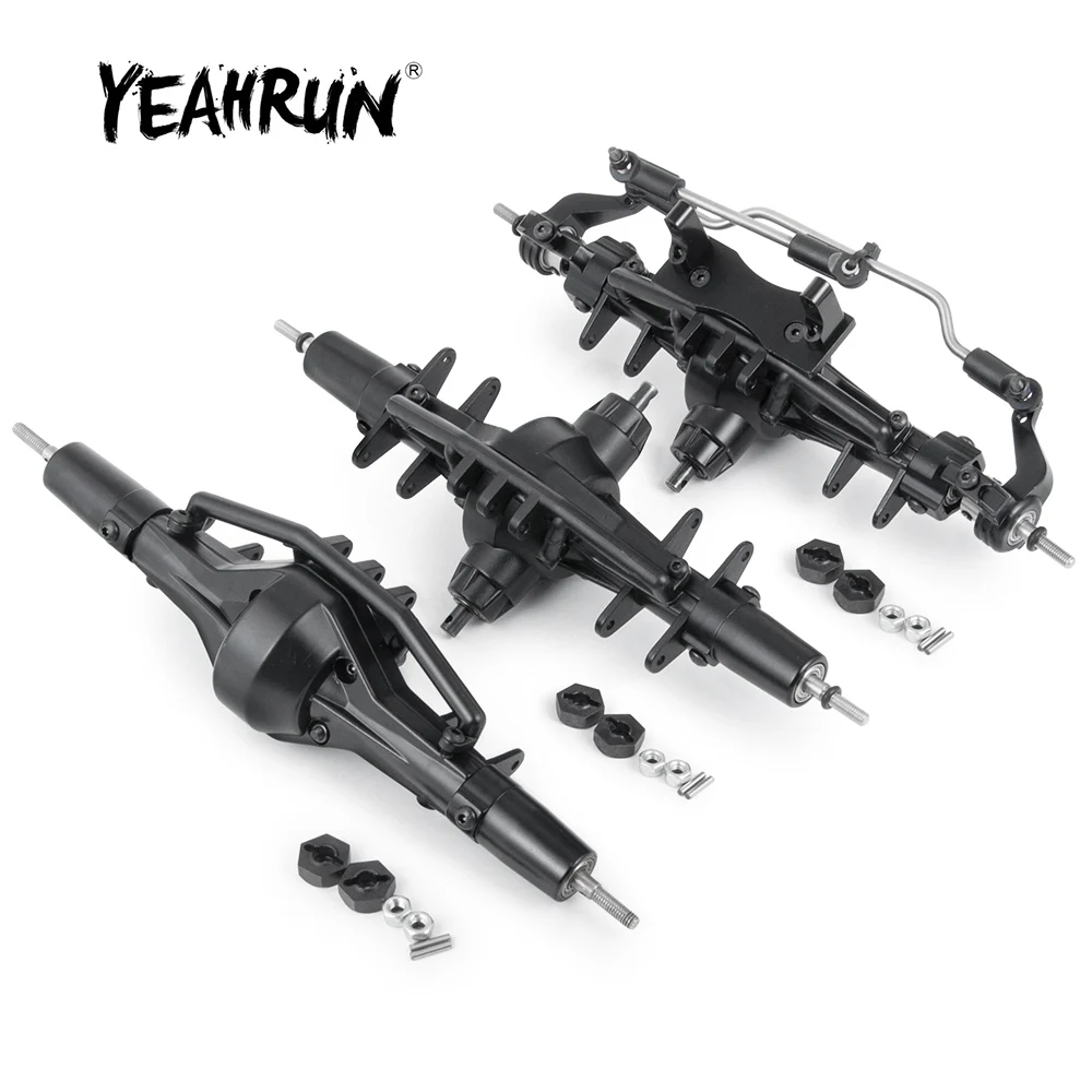 YEAHRUN-Complete-Metal-Front-Middle-Rear-6X6-Axle-For-Axial-SCX10 ...