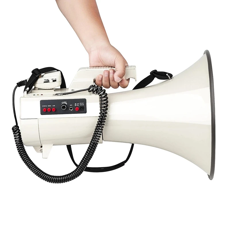 High Power Portable Megaphone | Megaphone Speaker 75w - High Power 75w ...