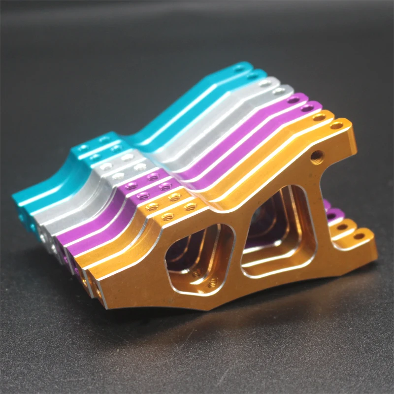 166019 HSP (06040B) 업그레이드 예비 부품 1/10 R/C 모델 자동차 파란색 알루미늄 전면 하단 서스펜션 암 ...