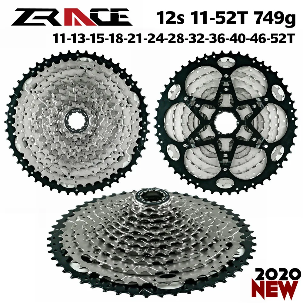 ZRACE Bicycle Cassette 12 Speed MTB Bike Freewheel 11-50T / 11-52T for ...