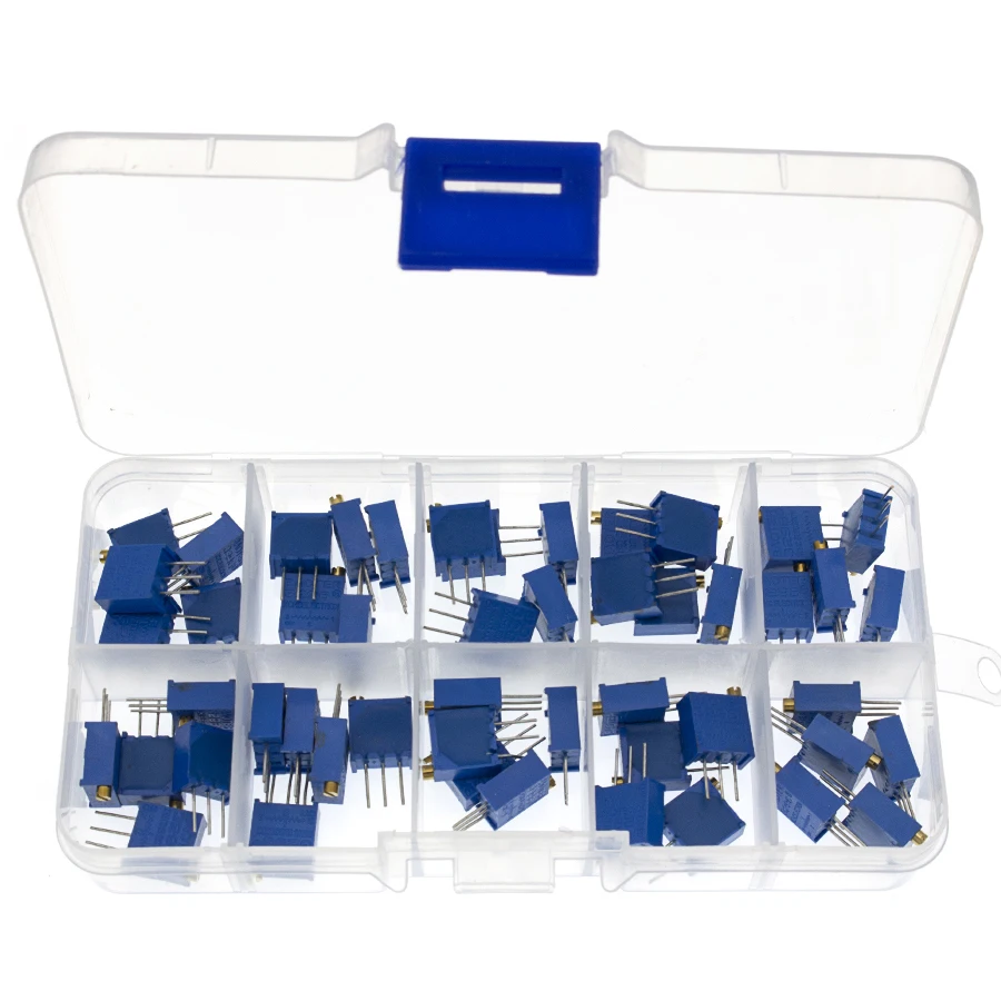 3296W-Multiturn-Trimmer-Potentiometer-Kit-High-Precision-3296-Variable ...