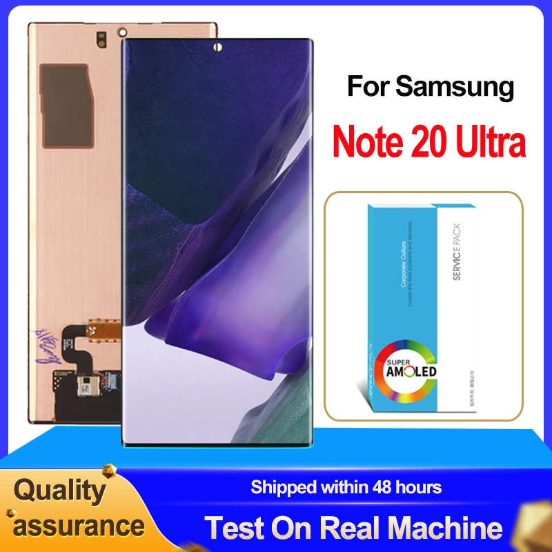 Original AMOLED Note 20 Ultra LCD For Samsung Galaxy Note20 Ultra ...